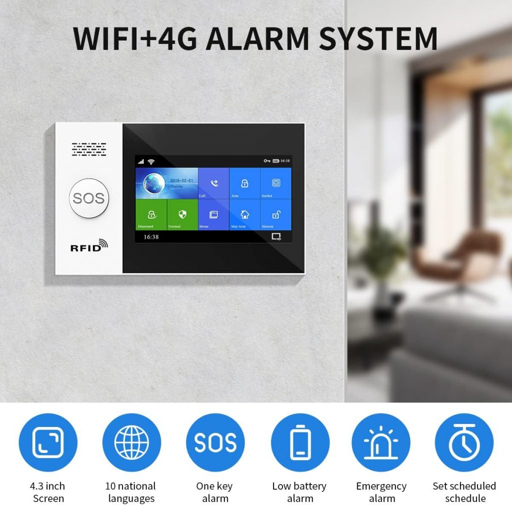 Home Security System Wireless 4G WiFi Alarm Review - United Systems Of ...